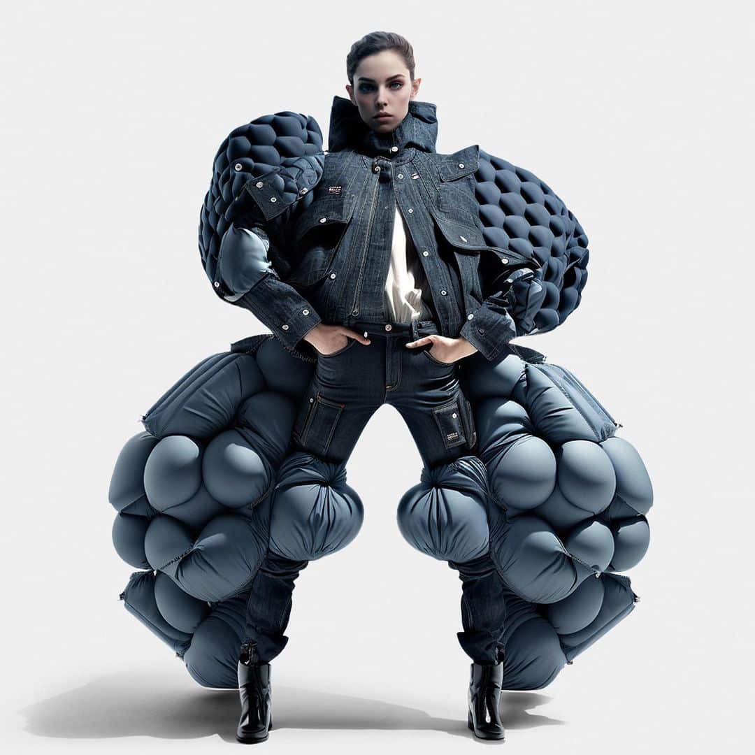 Značka G-Star Raw vytvořila kolekci za pomocí AI. Jeden z kousků ...